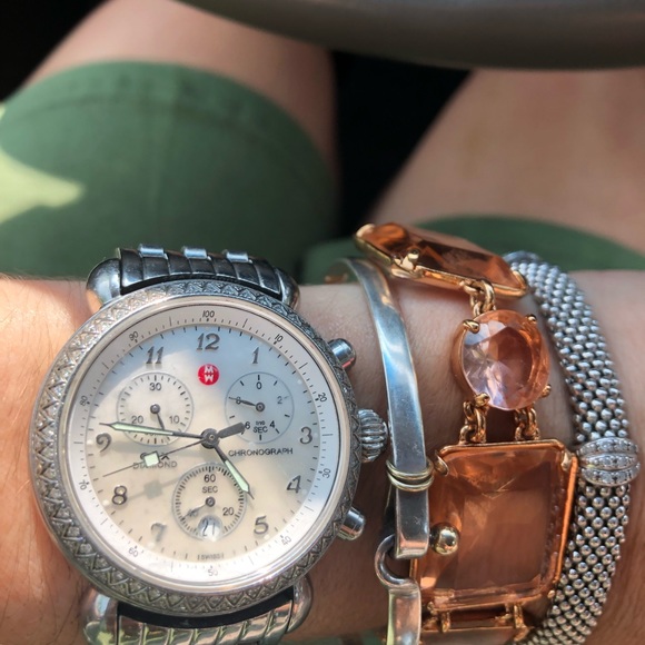 Michele | Accessories | Michele Classic Round Watch | Poshmark